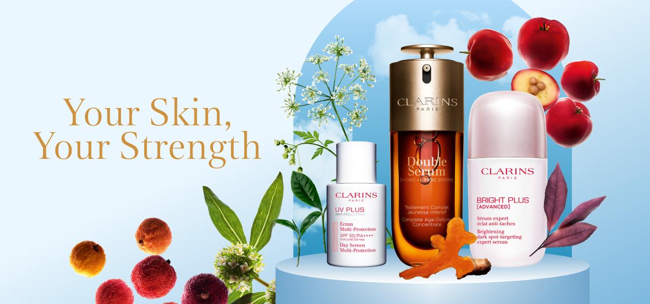 CLARINS: Natural Beauty, Skincare and Make-up powered by plants.